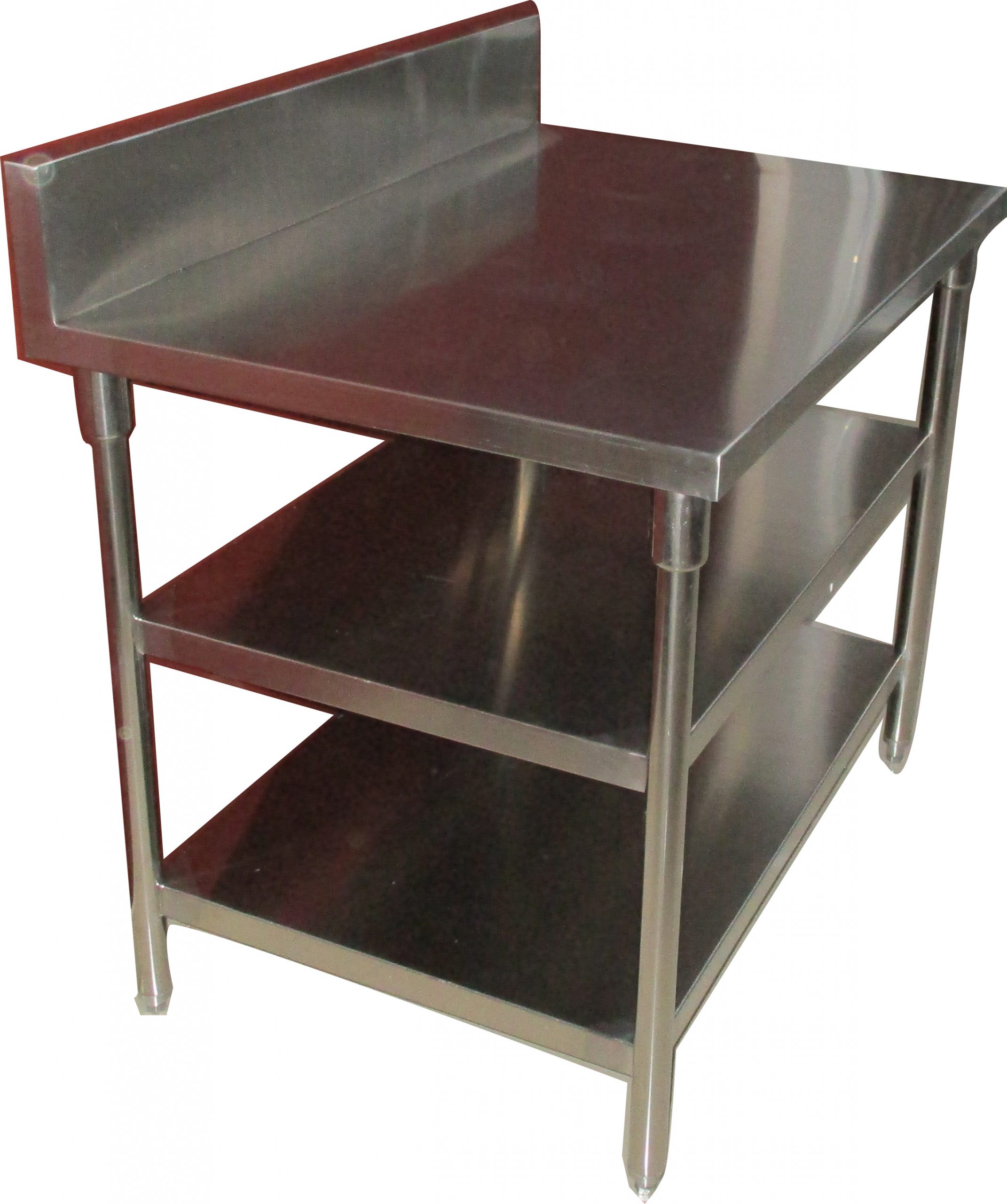 Work Table W/ 2 Under Shelf & Back Splash / Per Meter | Trijaya Kitchen ...